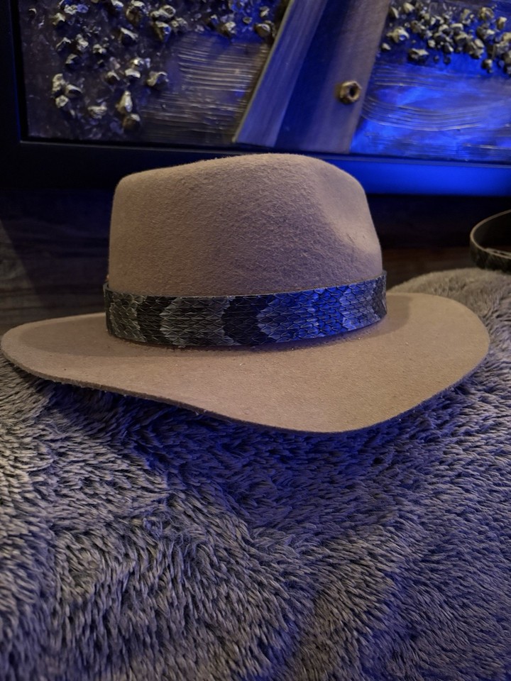 Timber Rattlesnake Cowboy Hat Band 1 1/8” Wide. | eBay