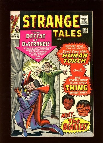 Strange Tales #130 VG/FN 5.0 1965 High Definition Scans *b51 | eBay