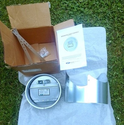 Field Controls, R-C 8" RC STD Pipe Barometric Draft Control Fits 7-8-9 ...