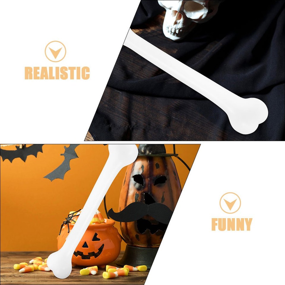 Fake Bone Prop Halloween Prank Prop Plastic Bone Model Haunted House ...