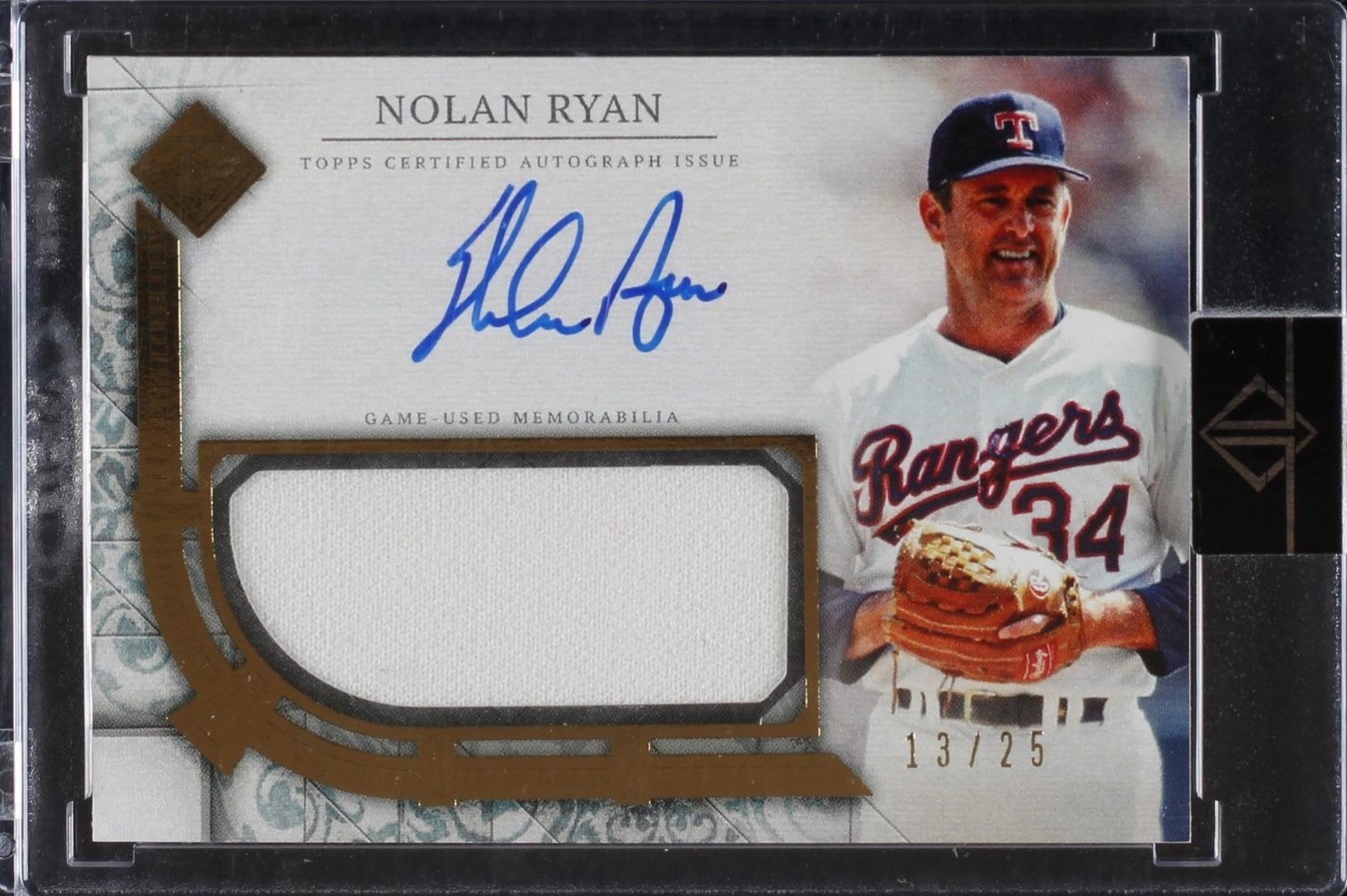 2024 Topps Transcendent Collection - Autograph Relics Nolan Ryan #TCAR ...