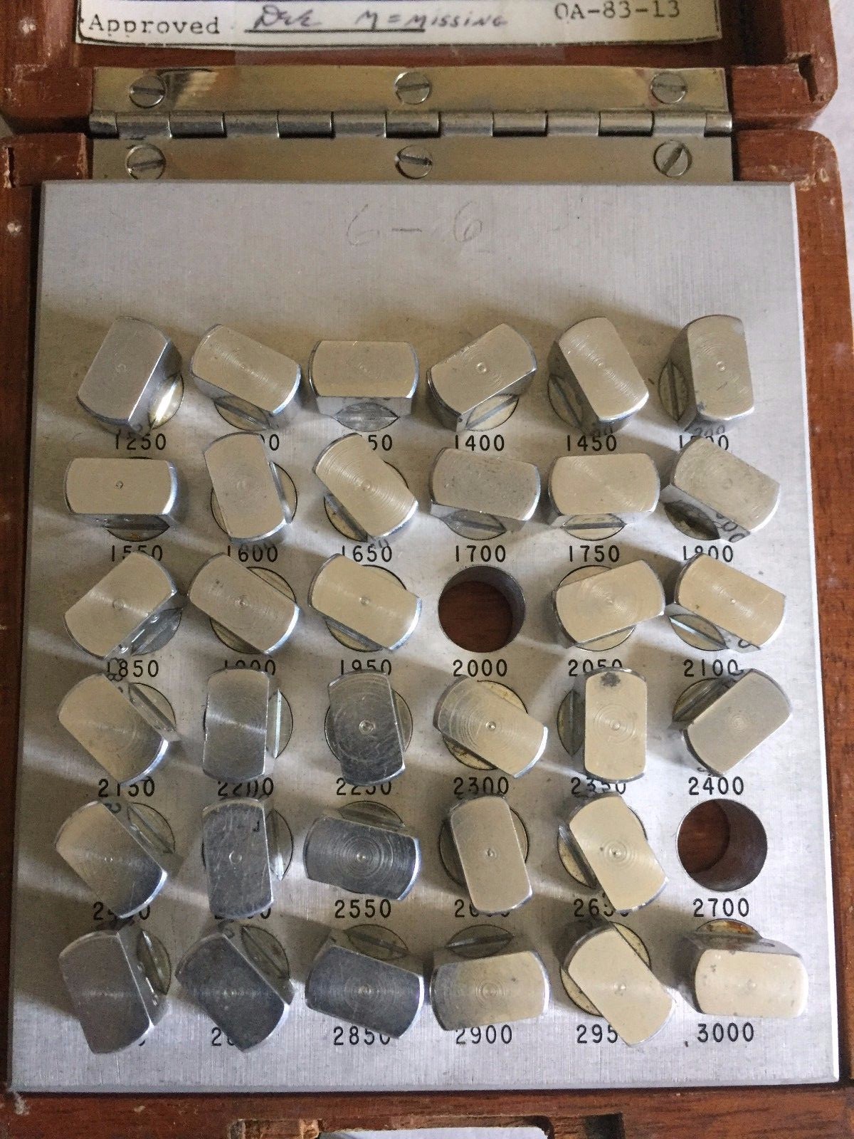 HAMILTON C-60-06 WATCH C-60-06 GAGE FINE PLUGS PIN .125"-.3 (NOT ...