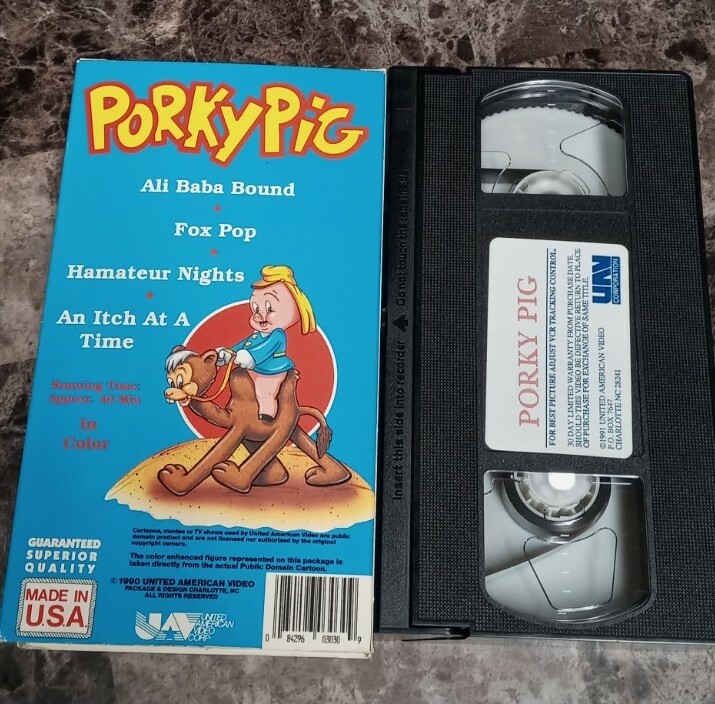 Porky Pig in Ali Baba Bound (VHS, 1990) Looney Tunes FREE SHIPPING ...