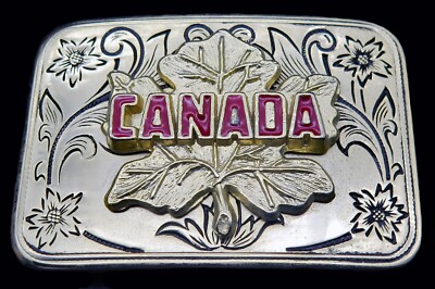 Canada Maple Leaf Vintage Belt Buckle | eBay