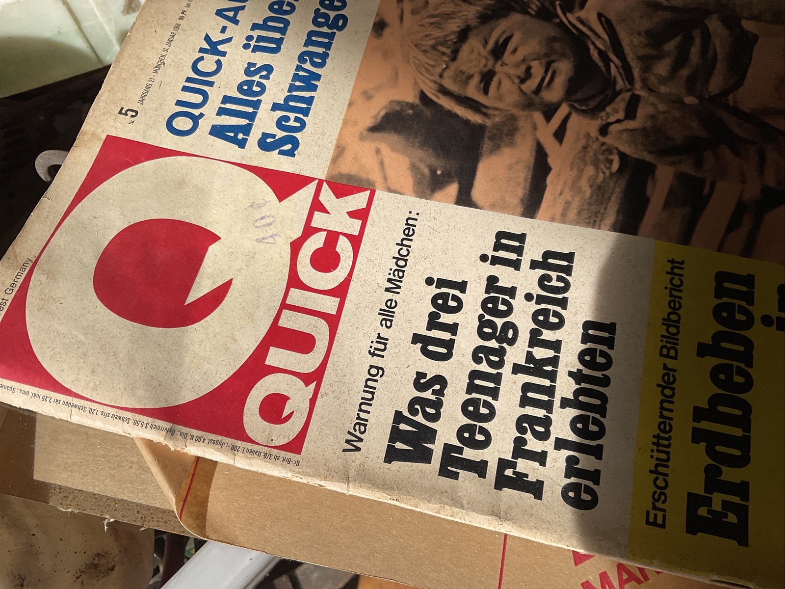 Vintage German Magazine - Q QUICK X 2, 1966, 1968 | eBay