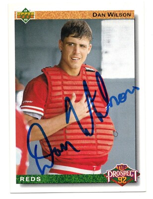 Dan Wilson Autograph On A 1992 Upper Deck RC - Cincinnati Reds | eBay