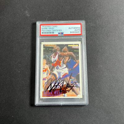 1994-95 Fleer #182 Mark West Signed Card AUTO PSA Slabbed Suns | eBay