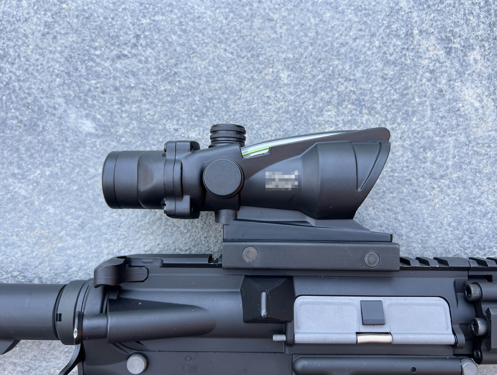 ACOG TA31 4x32 Illuminated Red Fibre Optic Sight Scope Shooting Airsoft ...