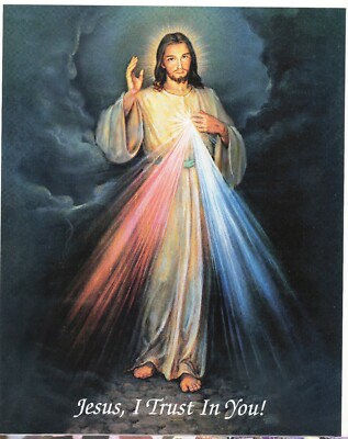Divine Mercy - 8 x 10 print (No Frame) | eBay