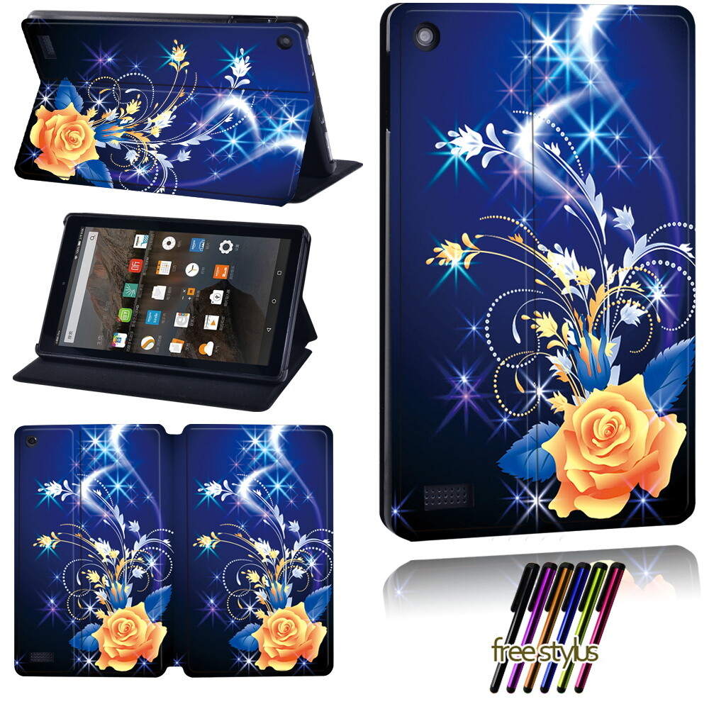 Leather Stand Cover Case For Amazon Kindle fire 7 5th/7th/9th ...