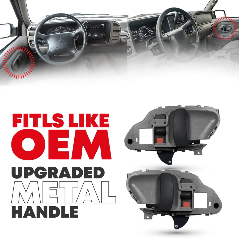 15708043 15708044 Pair Interior Left/Right Front/Rear Door Handle 95-00 ...