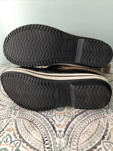 Target Duck Boots Tan Black Men's Size 10, RN# 17730 Lace Up Winter ...