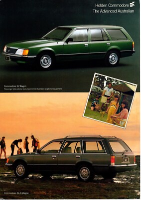 Holden Commodore VH SL SLX Station Wagon brochure 10 1981 | eBay Australia