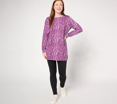 Stan Herman Sweater Knit Tunic & Legging Lounge Set - Size Medium ...
