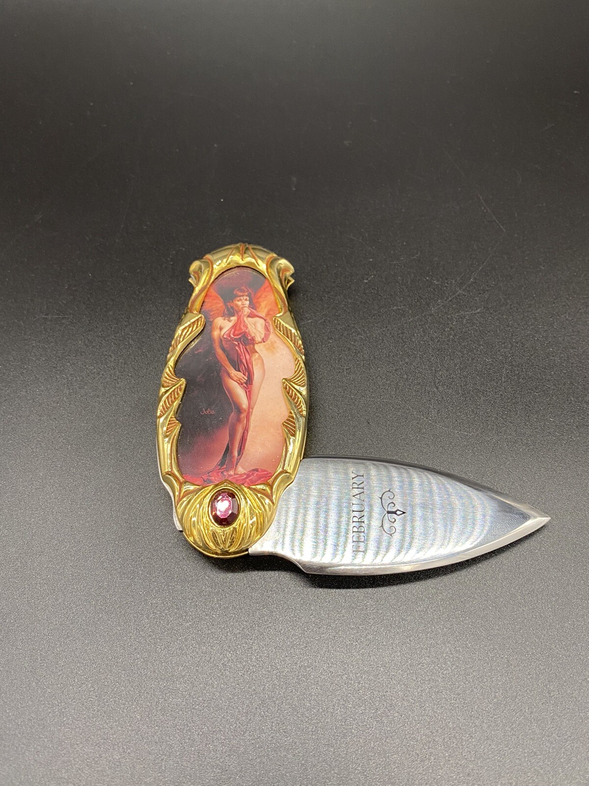 JULIE & BORIS Knife Collection “February” Knightstone Pocket Knife ...