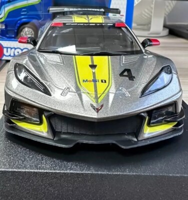 2020 Chevrolet Corvette C8.R alloy model car 1:24 Silver | eBay