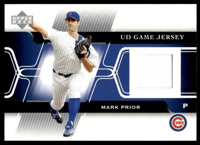 2005 Upper Deck Game Jersey Mark Prior Patch Cubs #GJ-MP C70 | eBay