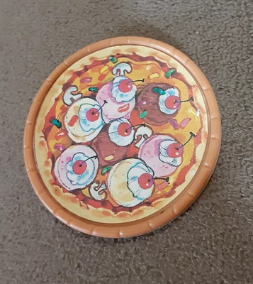 TMNT Pizza Thrower ice cream pizza original Ninja Turtle disc weapon ...