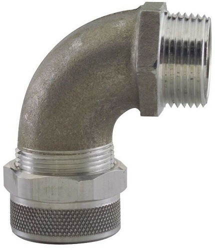 RSR-9110-E Cord Grip, alum, 90 deg, 1/2" cable range .562 - .625 with ...