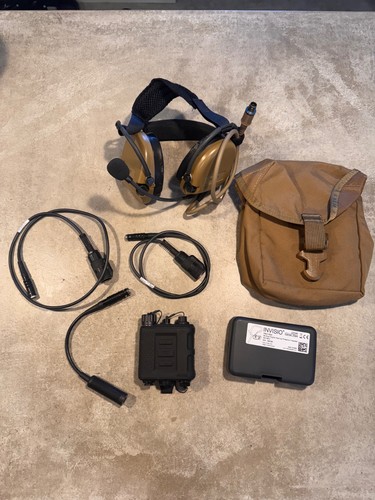 Genuine INVISIO X50 DUAL COMMS FULL Kit With Headset | eBay