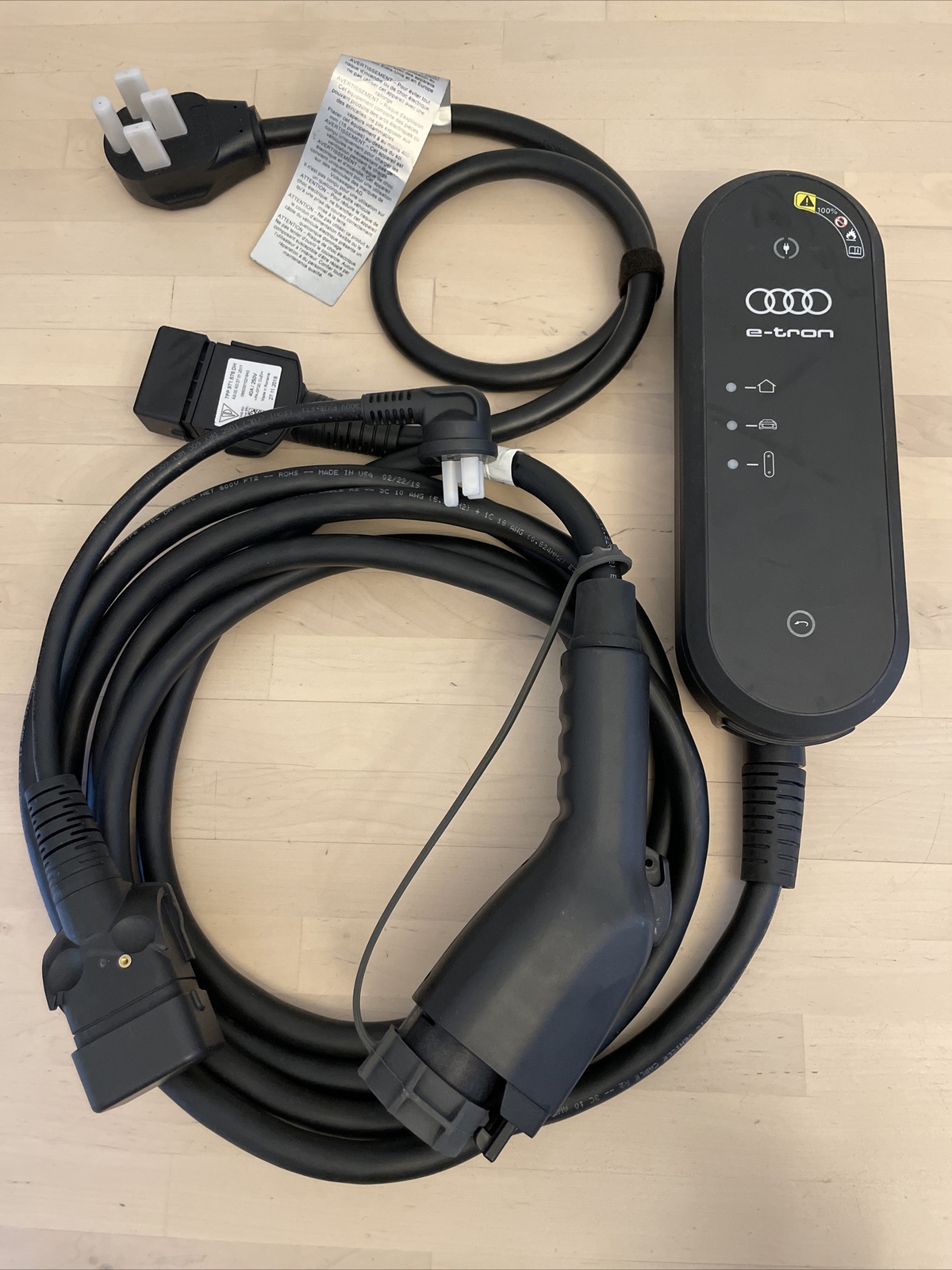 AUDI E-TRON EV CHARGER KIT 9.6KW 40A NEMA 5-15 14-50P OEM CABLE GENUINE ...