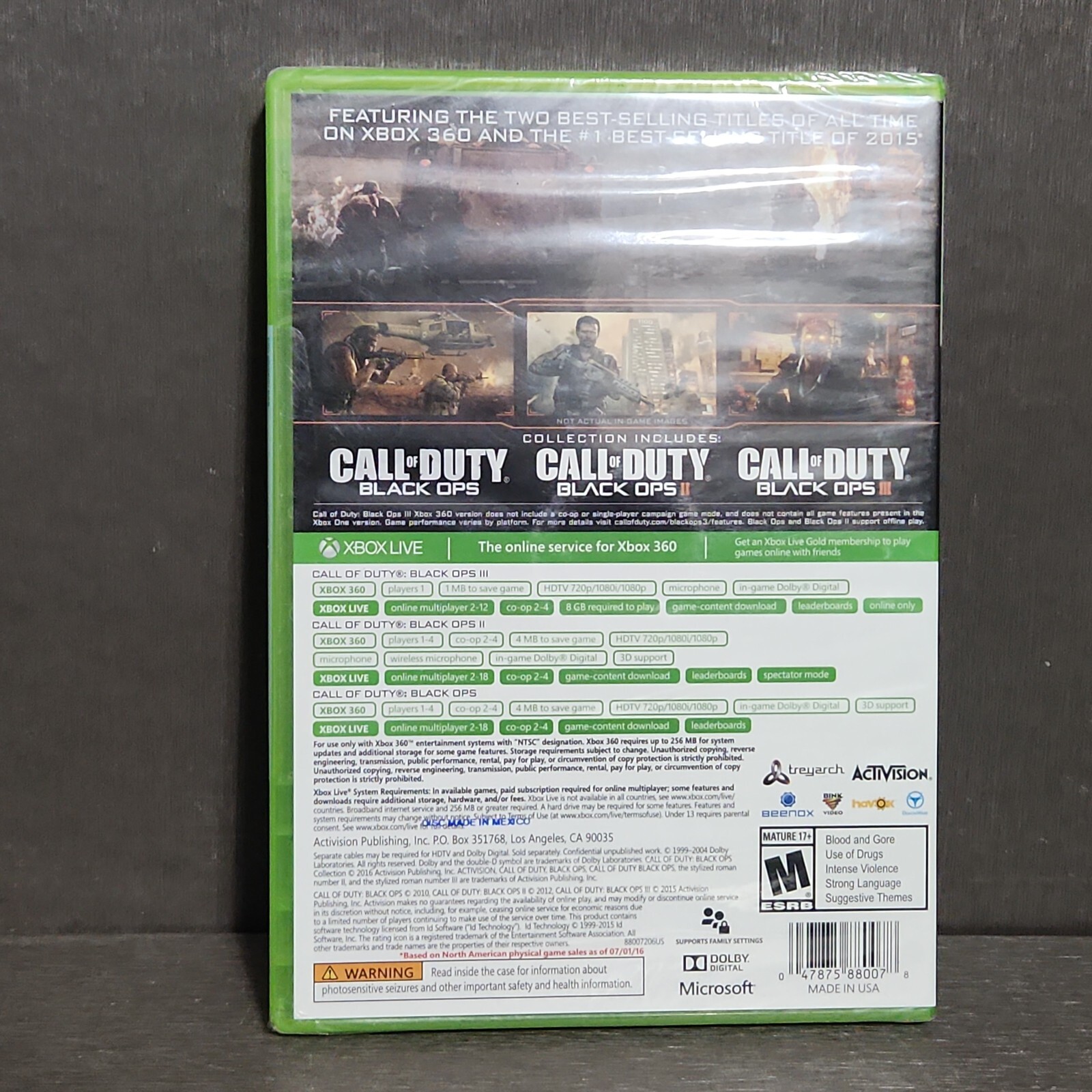 Call of Duty: Black Ops Collection (Microsoft Xbox 360, 2016) for sale ...