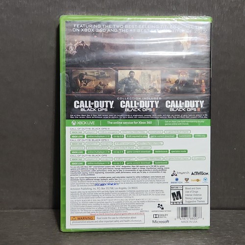 Call of Duty: Black Ops Collection (Microsoft Xbox 360, 2016) for sale ...