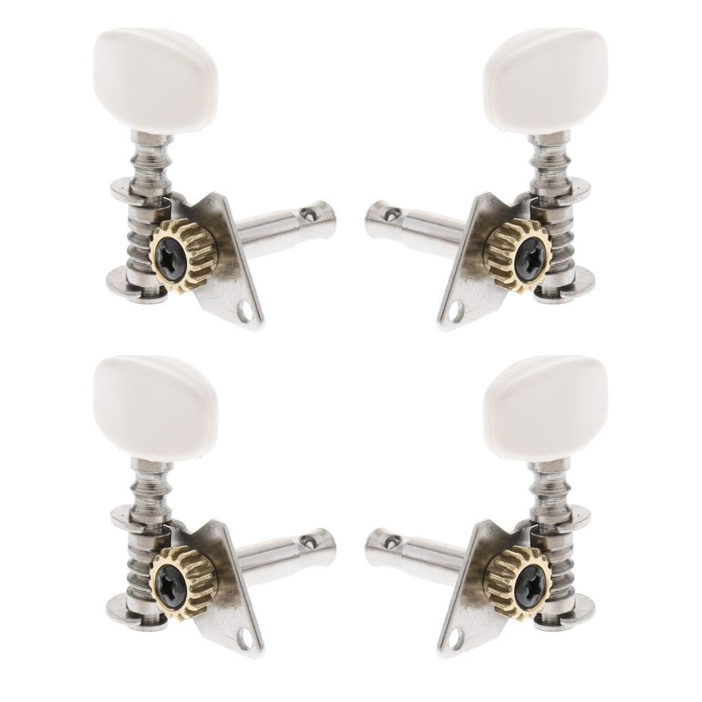 4 Pieces 2R2L Ukulele Tuning Pegs Mechanical for Ukulele Guitar Parts ...