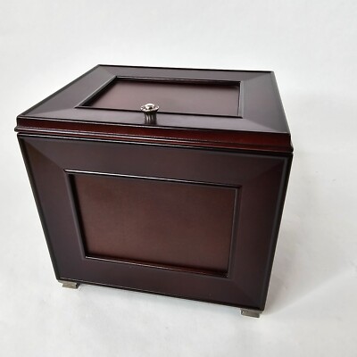 The Bombay Company Wooden Photo Keepsake Box, 7" x 6" x 7" | eBay