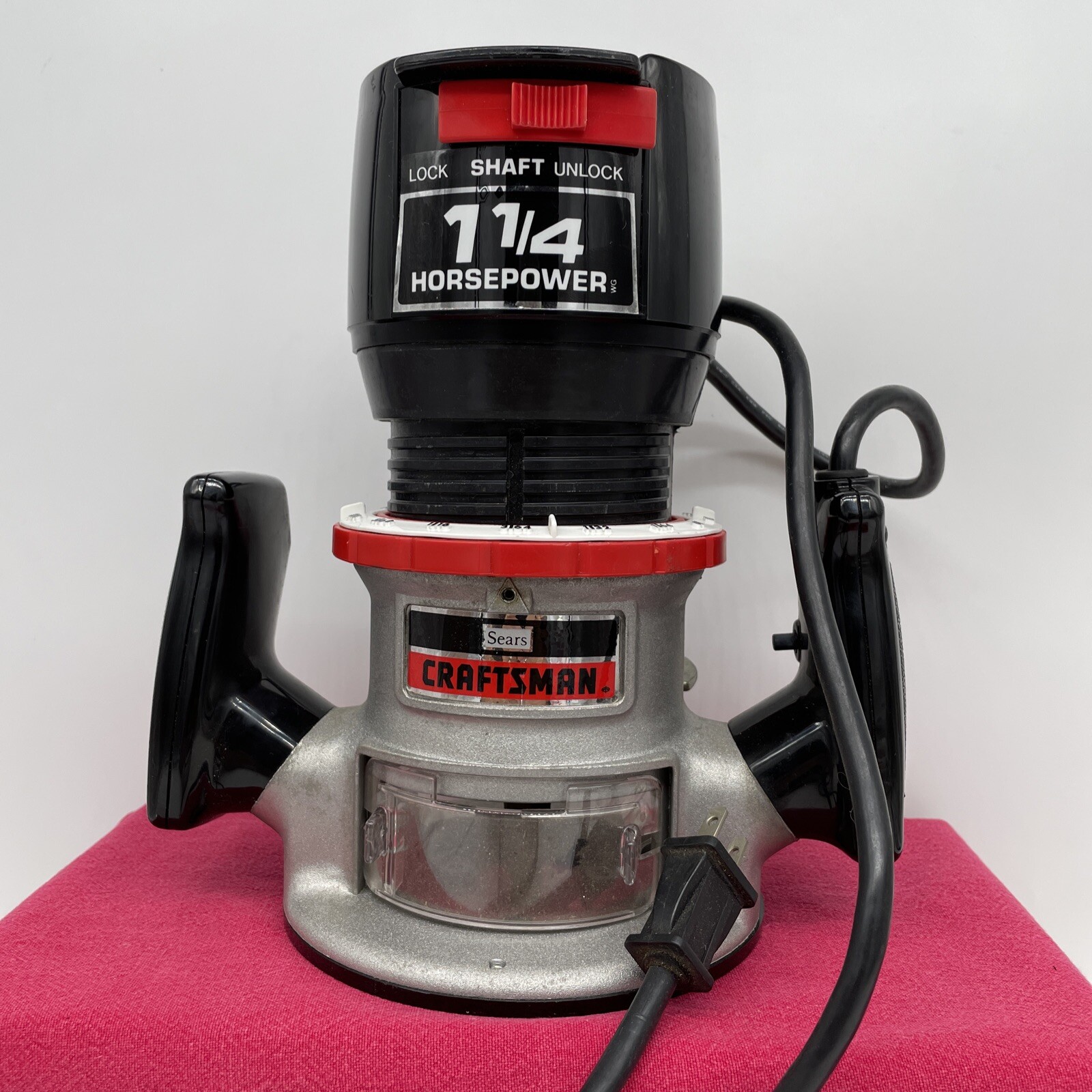 Vtg Sear Craftsman Router 315.17560 1 1/4 HP 8 Amp 25k RPM 100 Ball ...