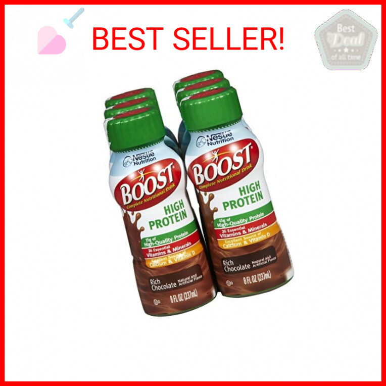 Boost Complete High Protein Nutritional Drink, Rich Chocolate, 8.01 Fl ...