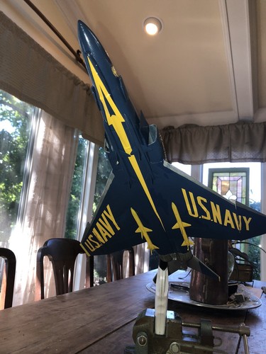 Testors Blue Angel Blue 3oz Enamel Spray Fs15050 1972 for sale online ...