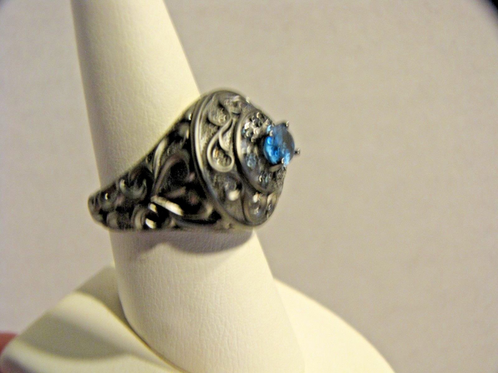 JTV SWISS BLUE TOPAZ .86CTS. RING | eBay