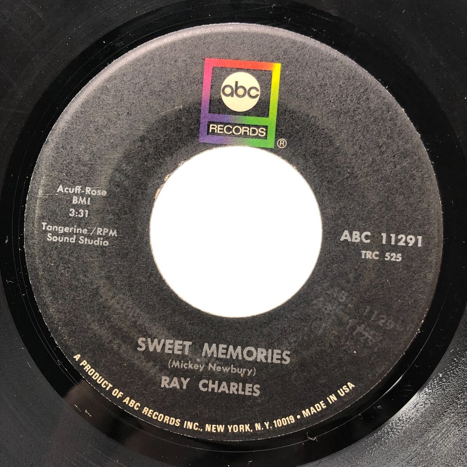 Ray Charles Don't Change on Me / Sweet Memories 45 ABC | eBay