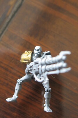 WARHAMMER NECRONS NECRON WARRIOR STANDARD GAUSS REAPER (1) PAINTED ...