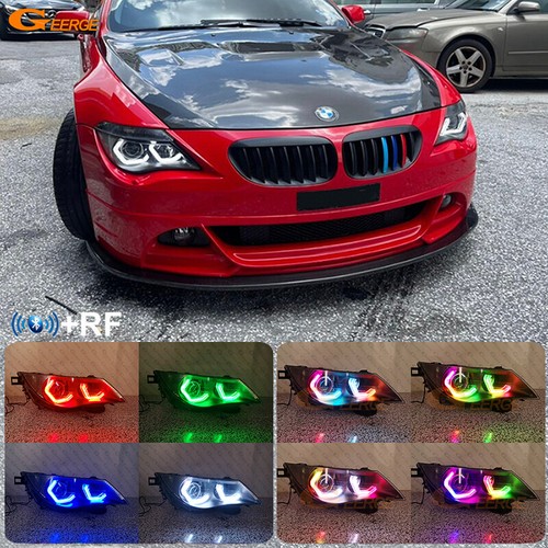 For BMW E63 E64 630i 645Ci 650i M6 Concept M4 Iconic Style RGB LED Angel Eyes | eBay