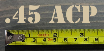 .45 45 ACP Sticker Decal 3.5" Ammo Can Box Label Ammunition Case Pistol ...