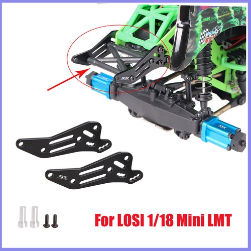 Aluminum Alloy Wheelie Bar Mount For LOSI 1/18 Mini LMT Monster Truck ...