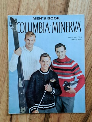 Columbia Minerva Men's Book Volume 734 Knitting Patterns | eBay