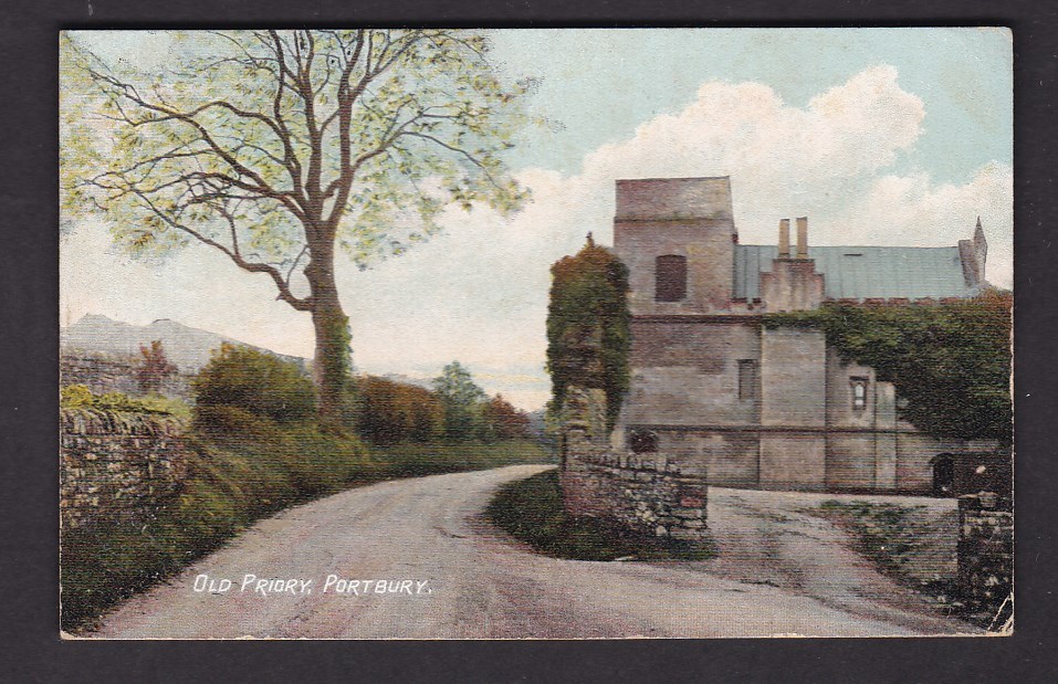 Somerset PORTBURY Old Priory used 1908 PPC | eBay UK