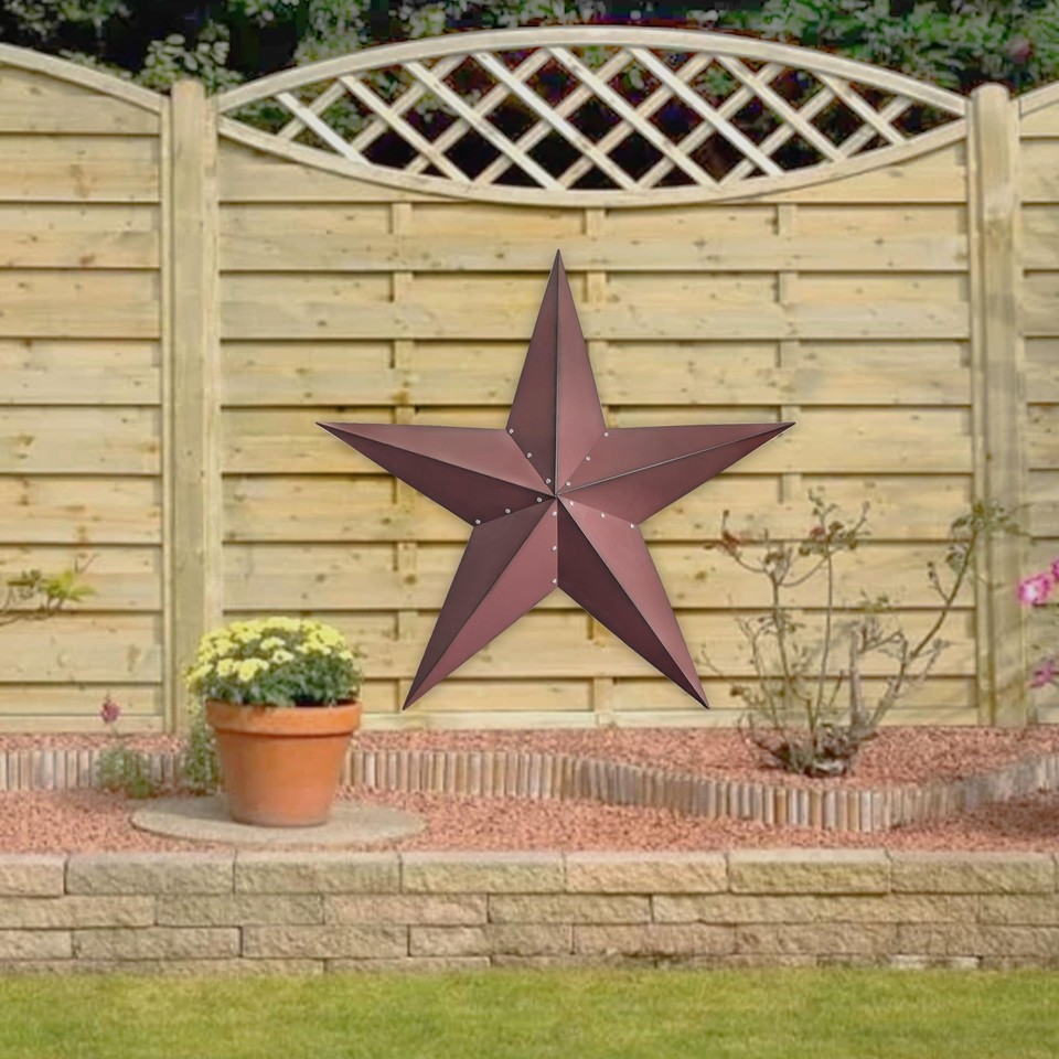 48Inch Large Metal Barn Star Outdoor Wall art Decor-Americana Exterior ...