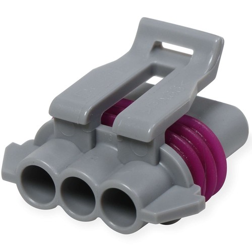 Holley 570-217 Metri-Pack Connector 3-Cavity Female Terminal Grey ...
