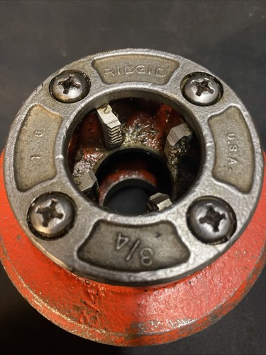 Ridgid Manual Threader Die Head, 3/4” NPT | eBay