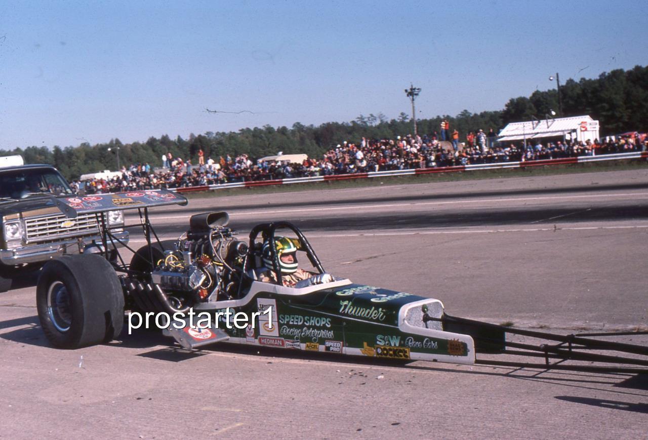 4x6 Color Drag Racing Photo CHARLIE GREER "Thunder" Top Fuel Dragster ...