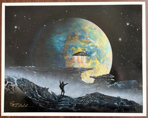 Markus Fussell Original Spray Art - "Going Home” 11”X 14” posterboard ...