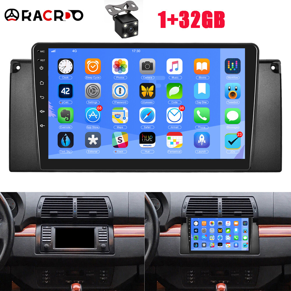 32GB For BMW E38 E39 E53 X5 Car Stereo Radio Android 15 GPS Navi WIFI ...