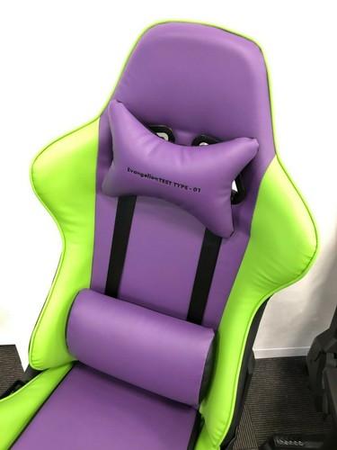 NEON GENESIS EVANGELION Office Computer Desk Executive Gaming Chair EVA ...