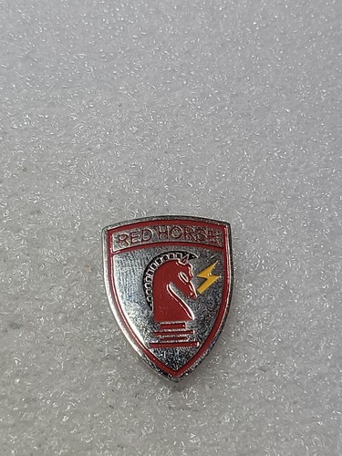 United States Air Force Civil Engineer Red Horse Lapel Pin Dual Clutch ...