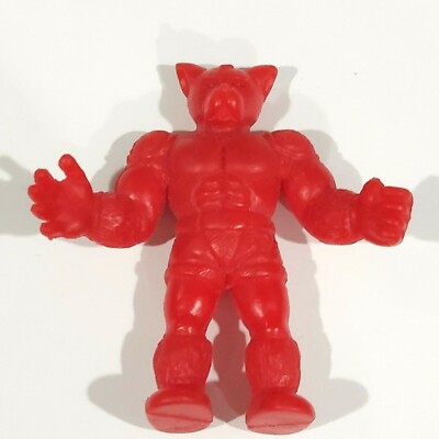 80's M.U.S.C.L.E. Men 2" #124 Red Color Foxman Figure Kinnikuman Mattel ...