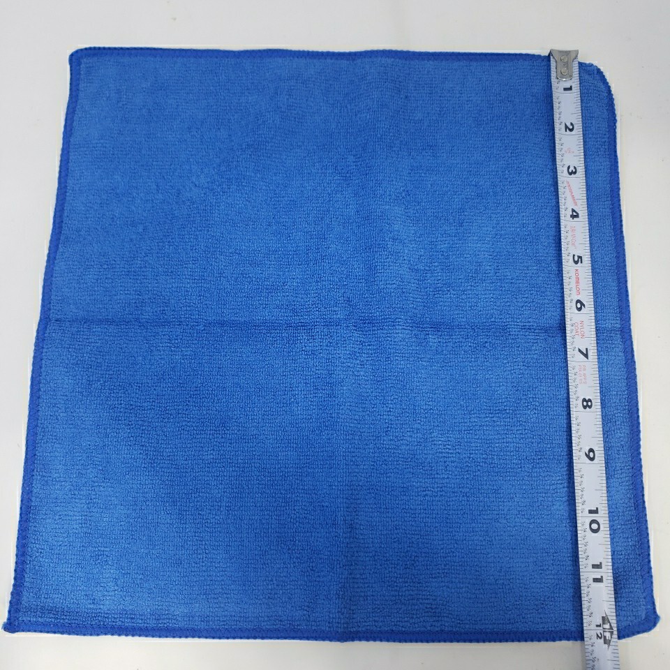10 Microfiber Cleaning Cloths 12x12'' Wash Towel Drying Rag Car ...